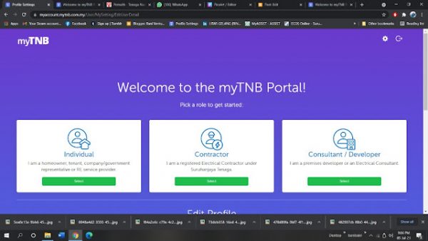 MYTNB ONLINE – MOHON METER TNB – KONTRAKTOR ELEKTRIK – BANI VENTURE